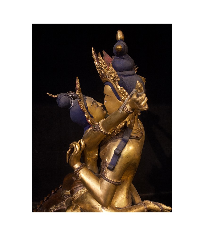 Tara Antique Gold Plated Statue